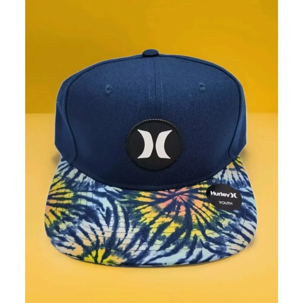 Hurley | Accessories | Nwt Hurley Printed Flat Brim Youth 82 Snapback ...